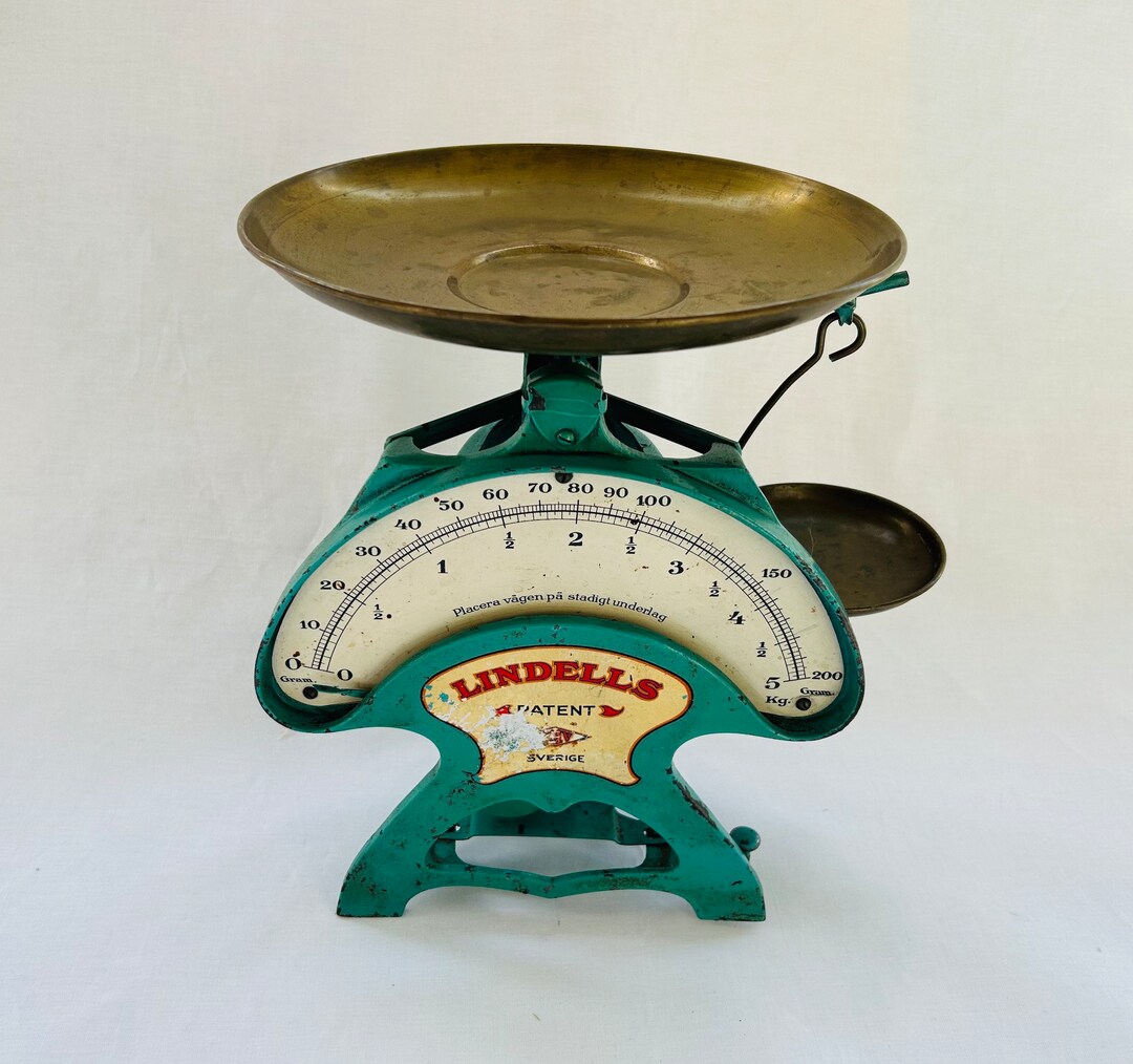Vintage Swedish Food Scale, Lindell's Jönköping Sverige - Etsy