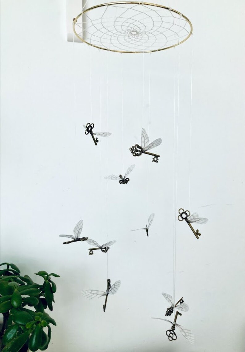 Magic Flying Key Mobile Wizard Baby and Nursery Mobile - Etsy