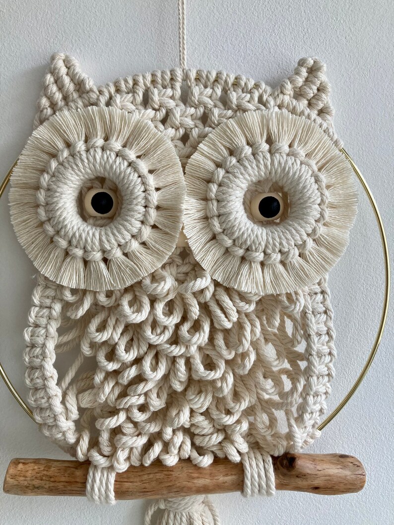 Macrame Owl Wall Hanging Baby Room Boho Macrame Wall - Etsy