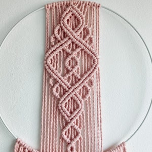 Pink Macrame Dreamcatcher, Macrame Wall Hanging - Etsy