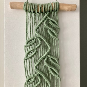 Macrame Vine & Leaves Wall Hanging Spring Leaves | Home Decor ...