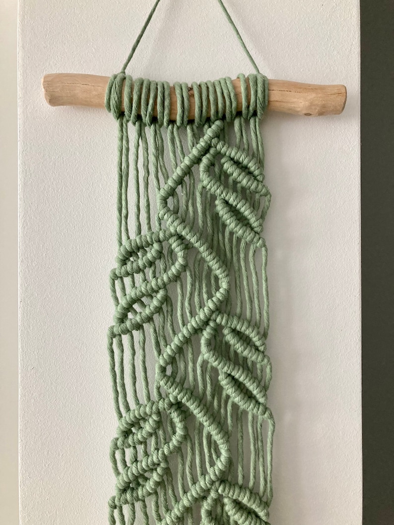 Macrame Vine & Leaves Wall Hanging Spring Leaves Home Decor - Etsy