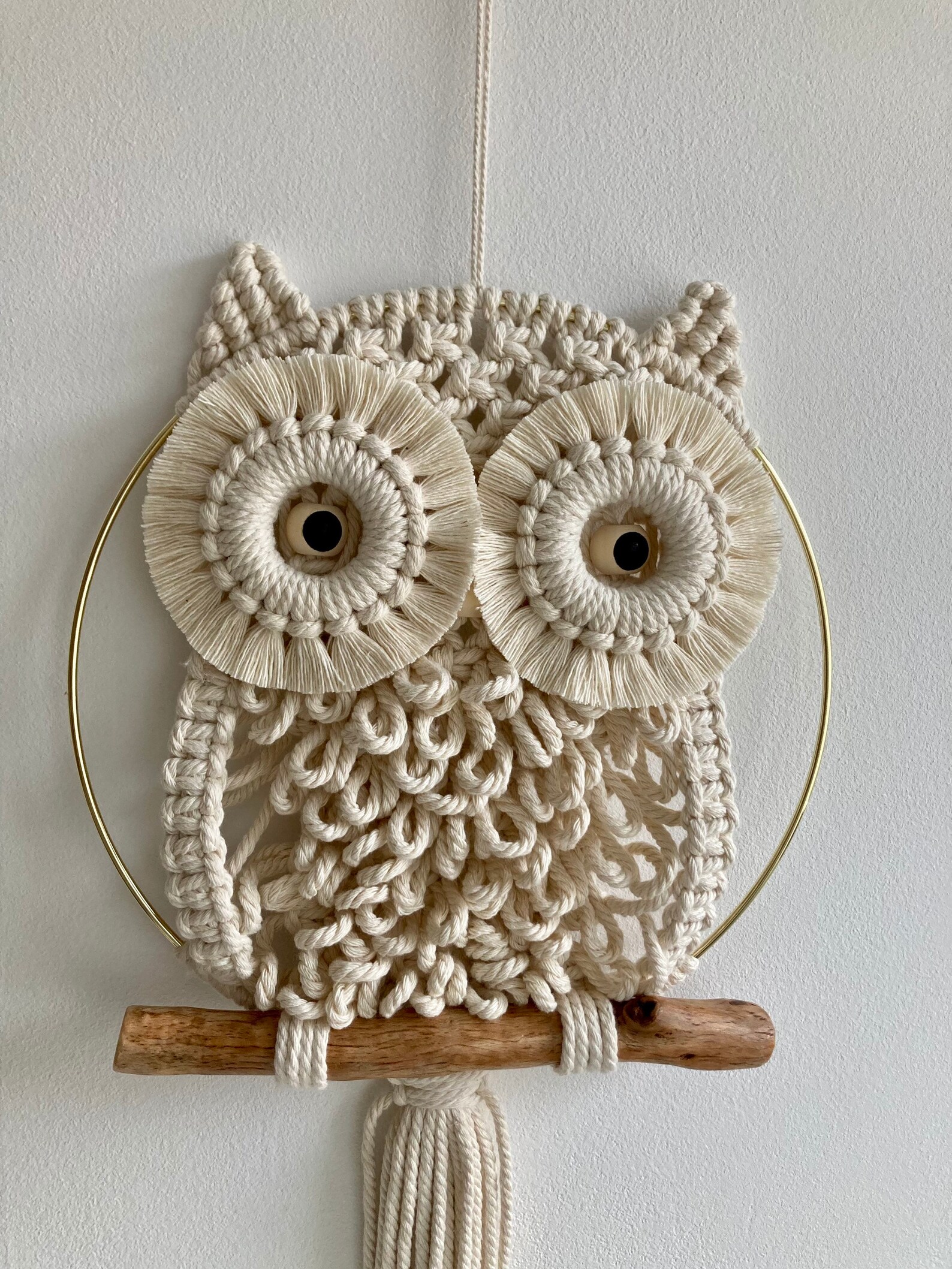 Macrame Owl Wall Hanging Baby Room Boho Macrame Wall - Etsy