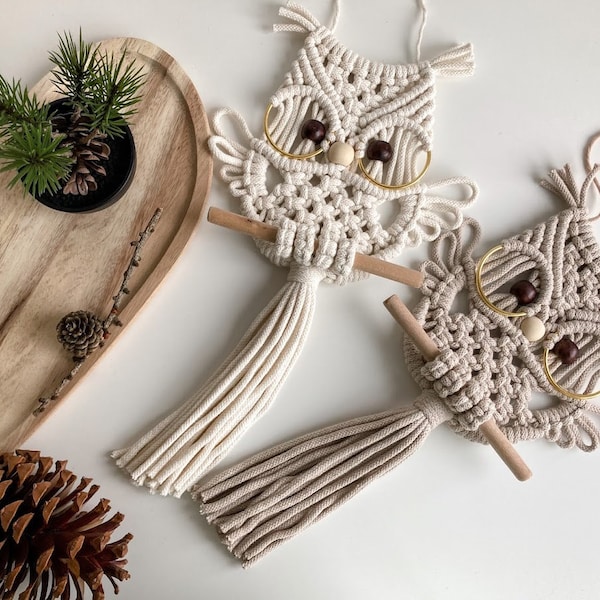Macrame Owl - Etsy