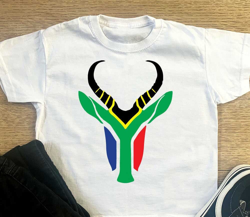 Kids Springbok Face T-shirt Boys Girls South Africa Rugby | Etsy