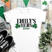 Ladies Custom Name Irish Hens T-shirt Womens Girls Dublin Hen Party ...