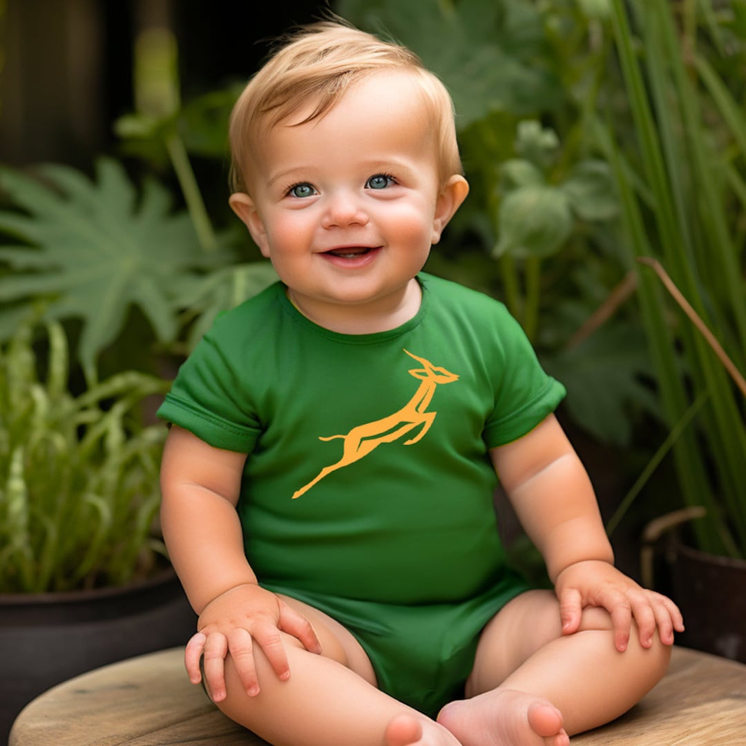 Springbok Babygrow Baby Vest Cute Clothes South African Cup Rugby World ...