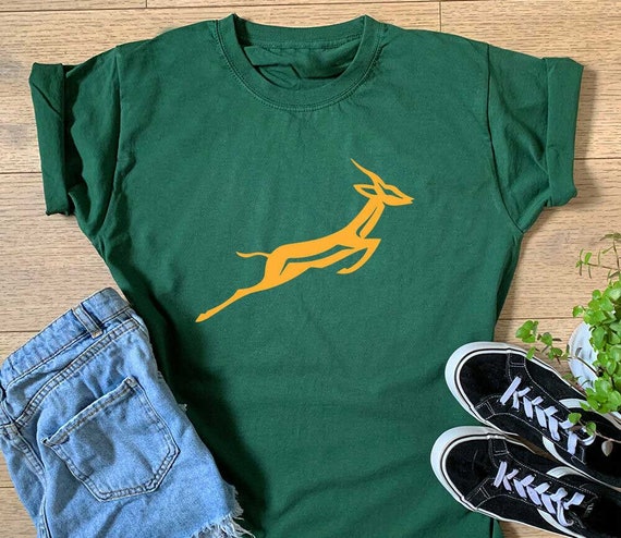 Ladies Springbok Logo T-shirt Womens Girls South Africa - Etsy UK