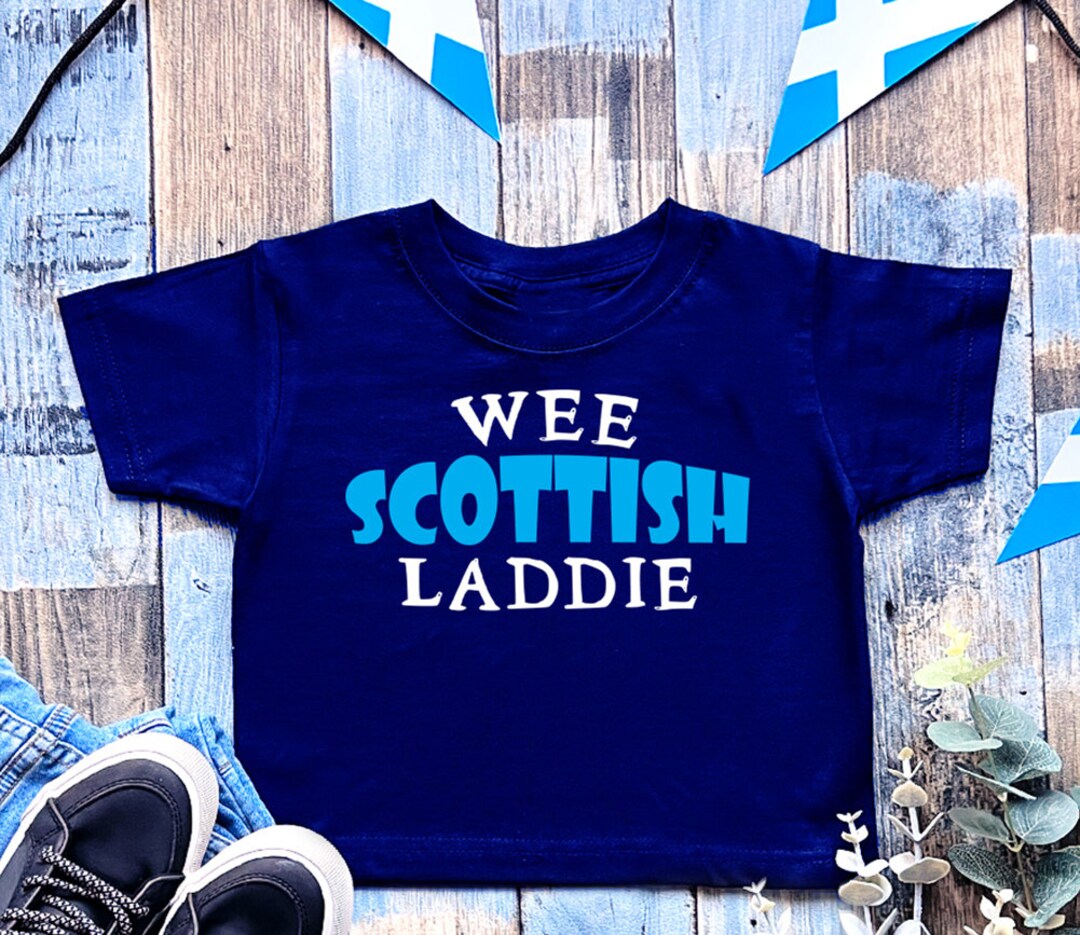 Wee Scottish Laddie Kids T-shirt - Scotland Gift - Etsy UK