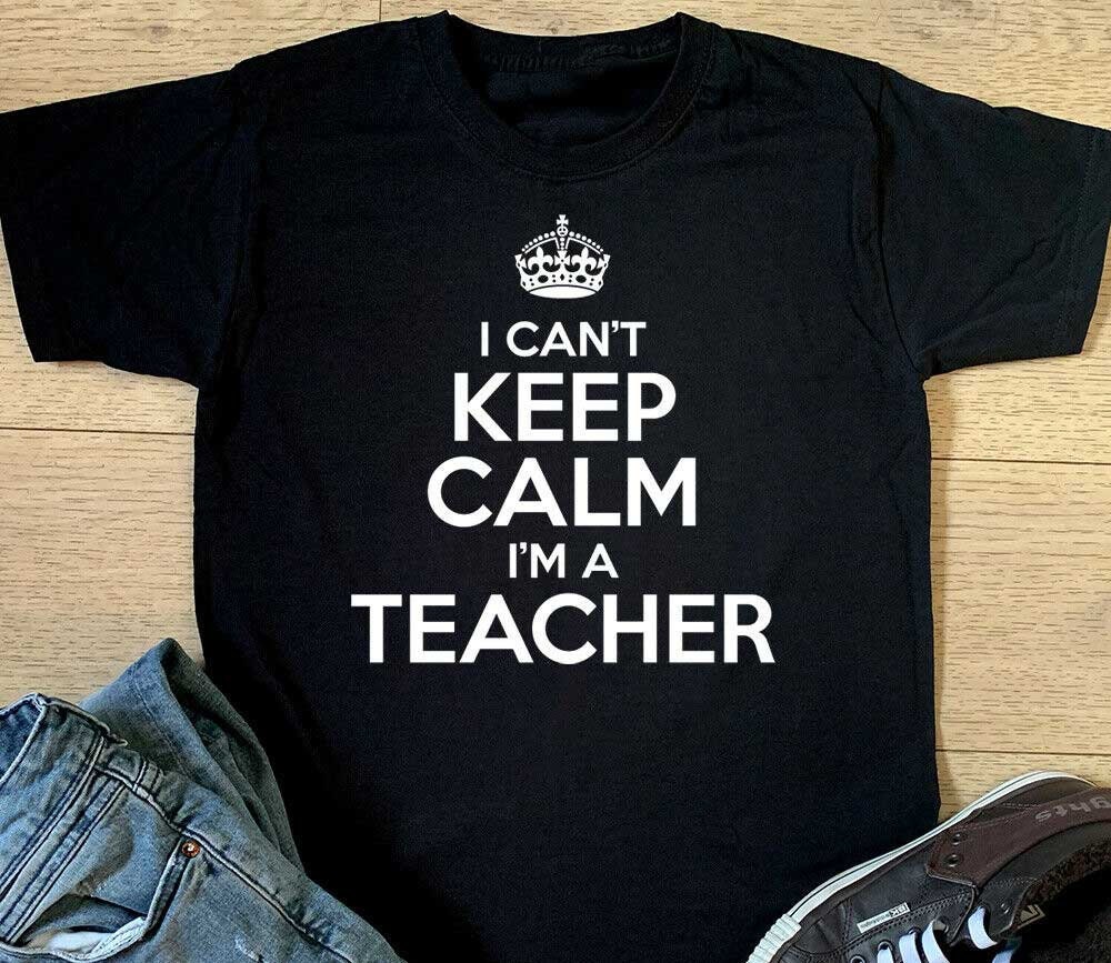 I Can't Keep Calm I'm A Teacher T-shirt Mens Funny - Etsy