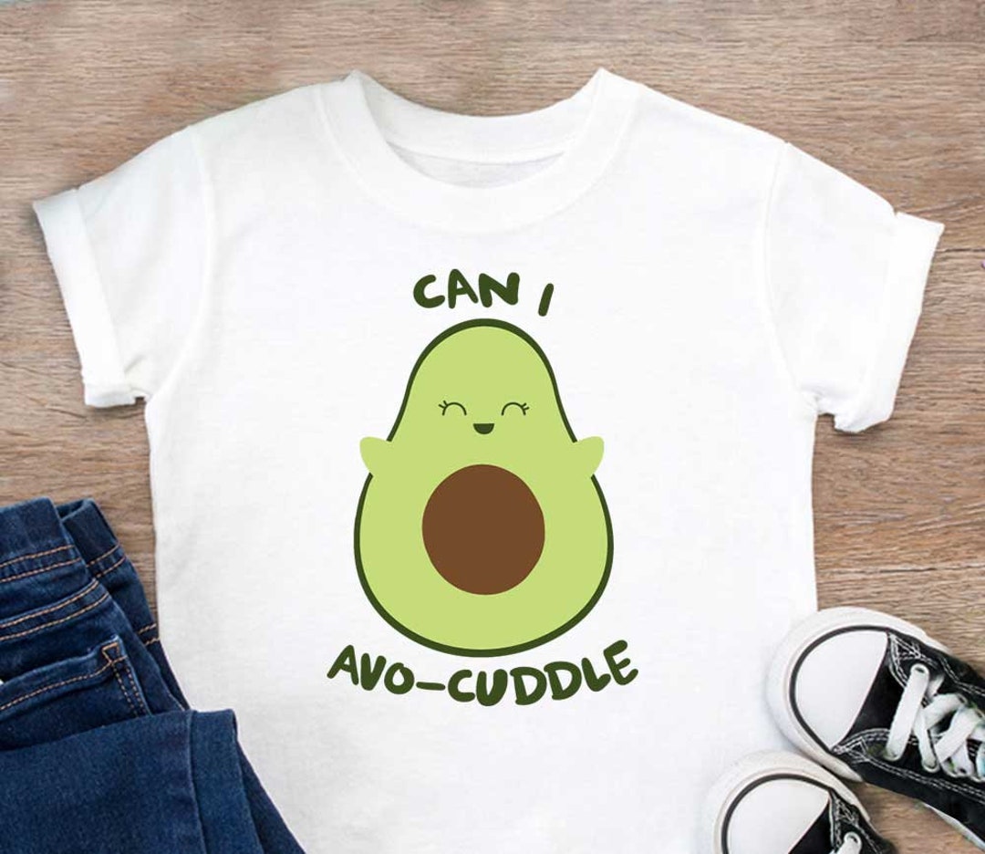 Kids Can I Avo Cuddle T-shirt Boys Girls Super Cute Avocado Top ...