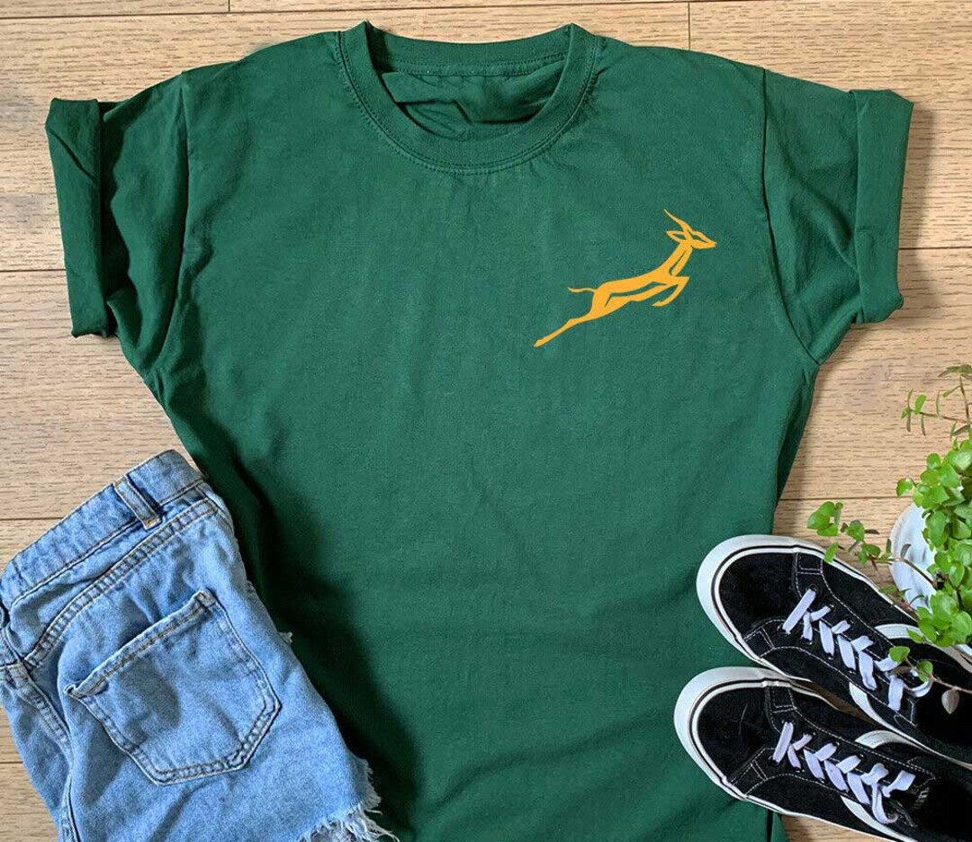 Ladies Springbok Pocket T-shirt Womens Girls South African - Etsy UK