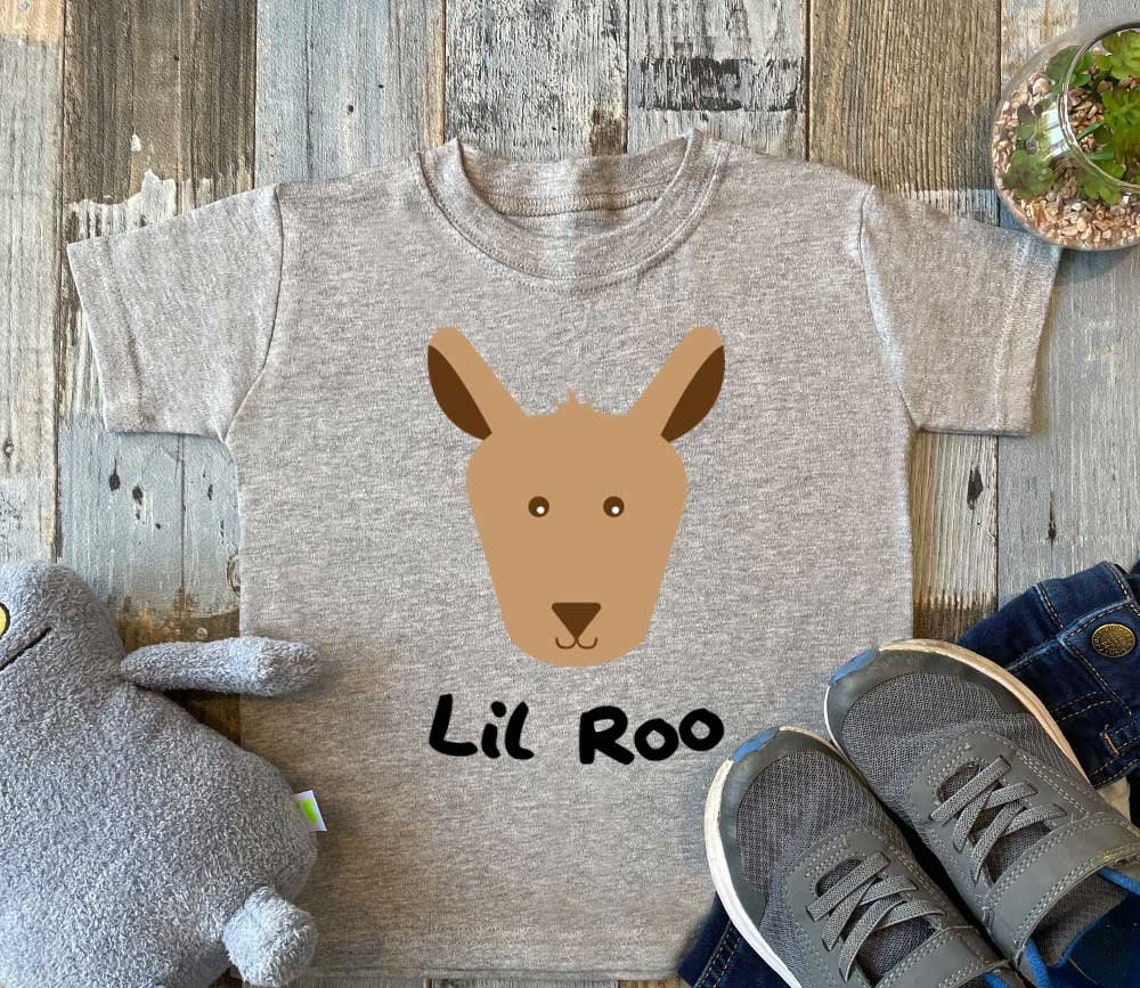 Kids Lil Roo T-shirt Boys Girls Kangaroo Gift Top Birthday - Etsy
