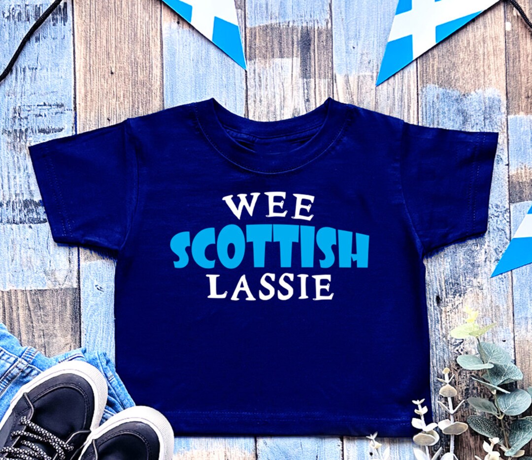 Wee Scottish Lassie T-shirt - Scotland Gift Top - Etsy UK