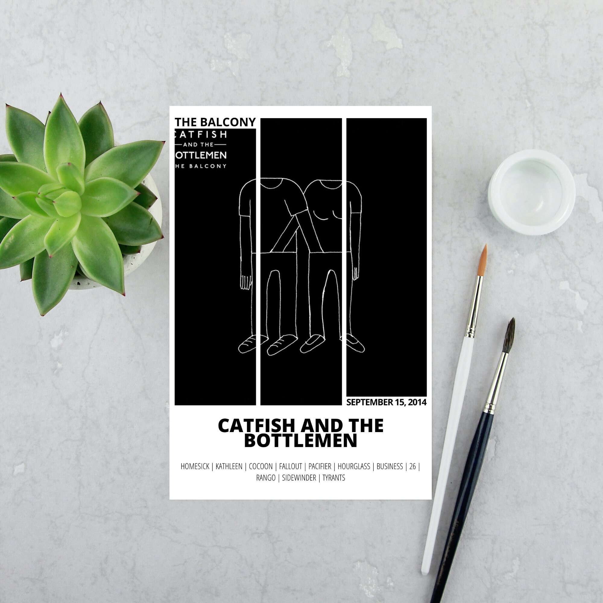 Catfish and the Bottlemen Poster the Balcony Album Cover Album Poster ...