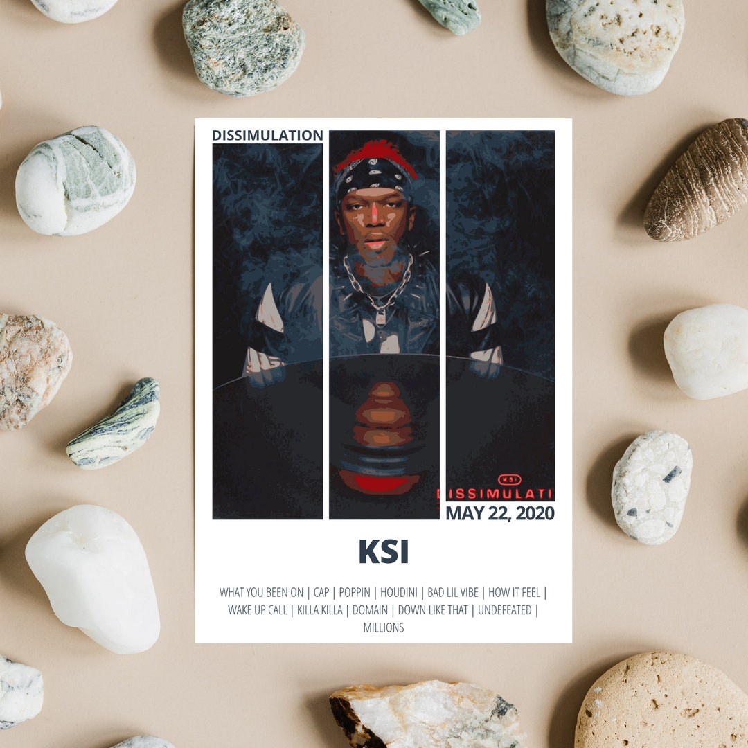 KSI Poster Dissimulation Album Cover Album Poster Music Poster Music ...