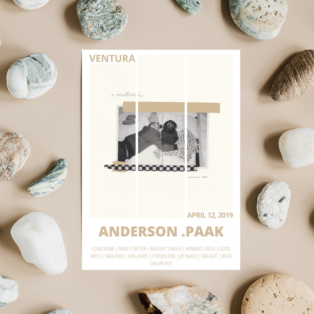 Anderson .paak Poster Ventura Album Cover Album Poster Music Poster ...