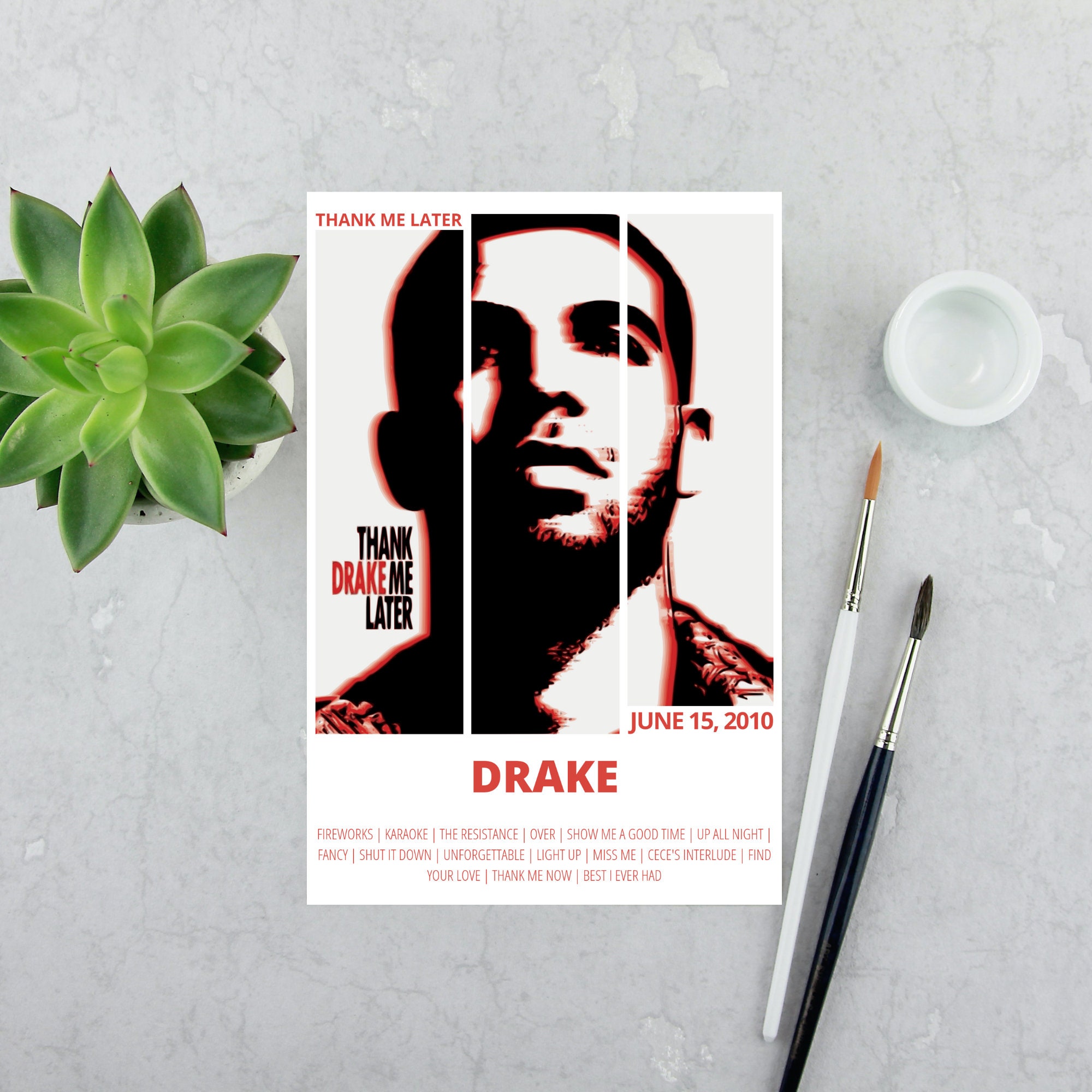 Drake Thank Me Later Album Cover