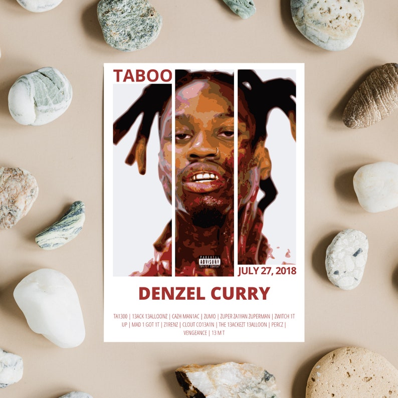Denzel Curry Poster TA13OO Album Cover Album Poster Music Poster Music ...