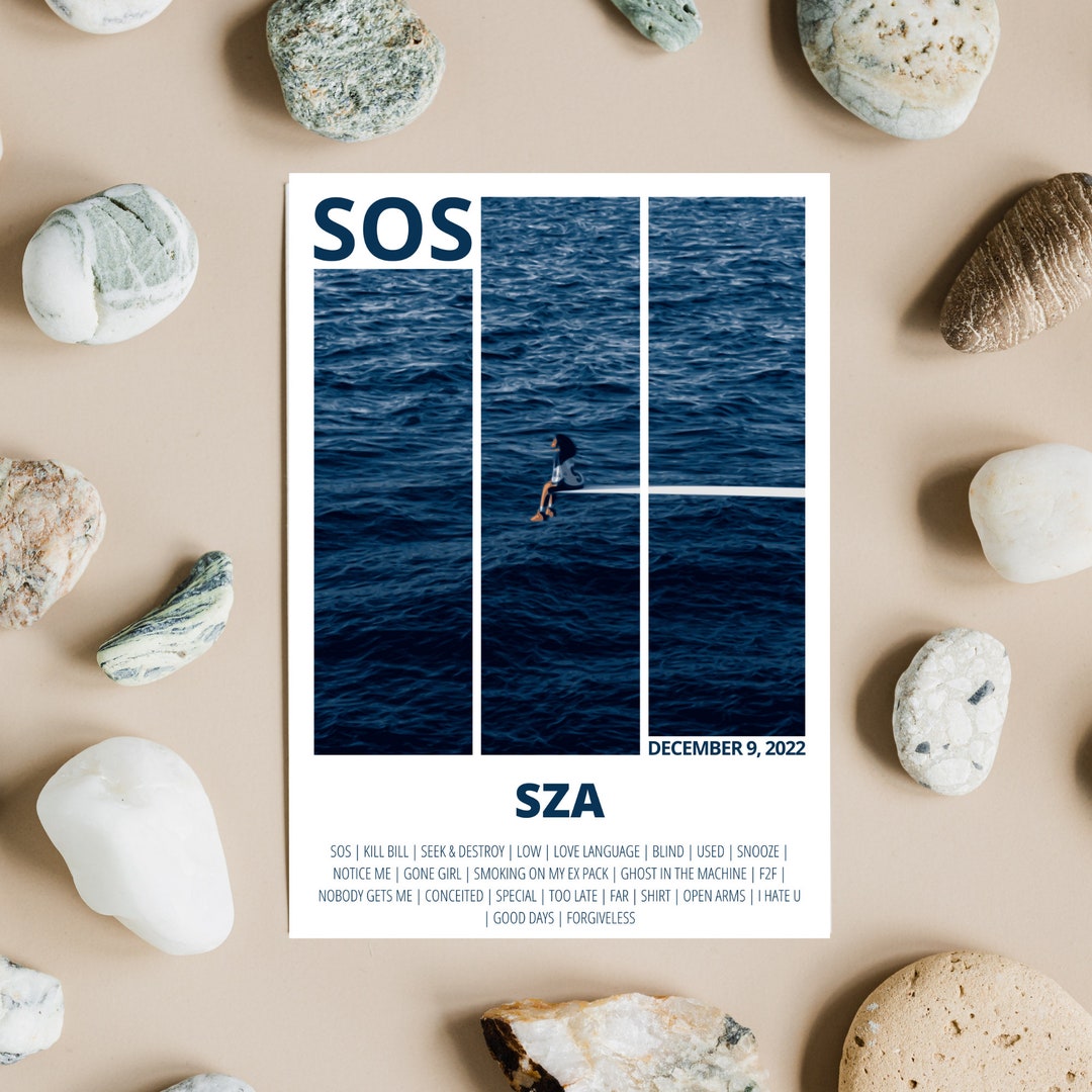 SZA Poster SOS Album Cover Album Poster Music Poster Music Prints Wall ...