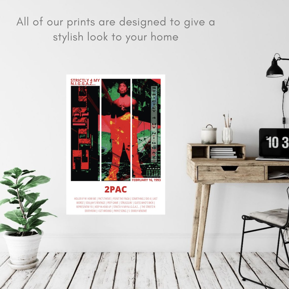 2pac Poster Strictly 4 My N.I.G.G.A.Z... Album Cover Album Poster Music ...