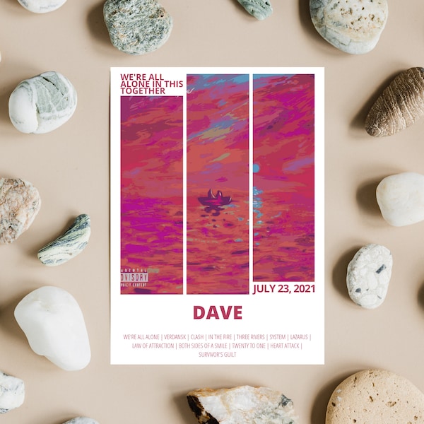 Dave Album Cover Art - Etsy UK