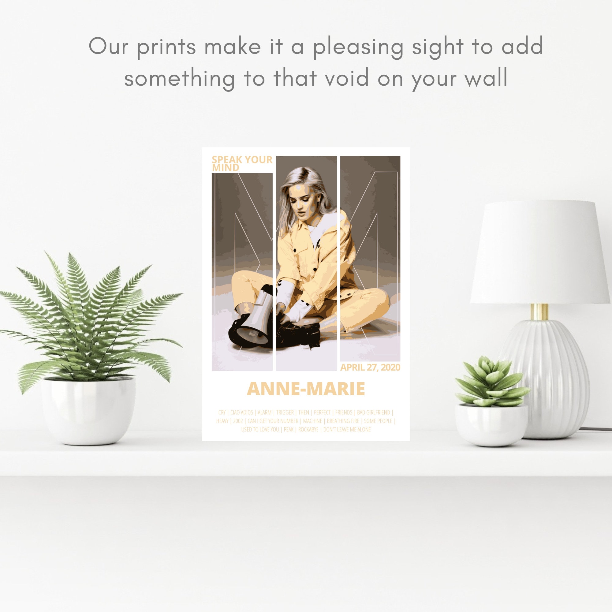 Anne-marie Poster Speak Your Mind Album Cover Album Poster Music Poster ...