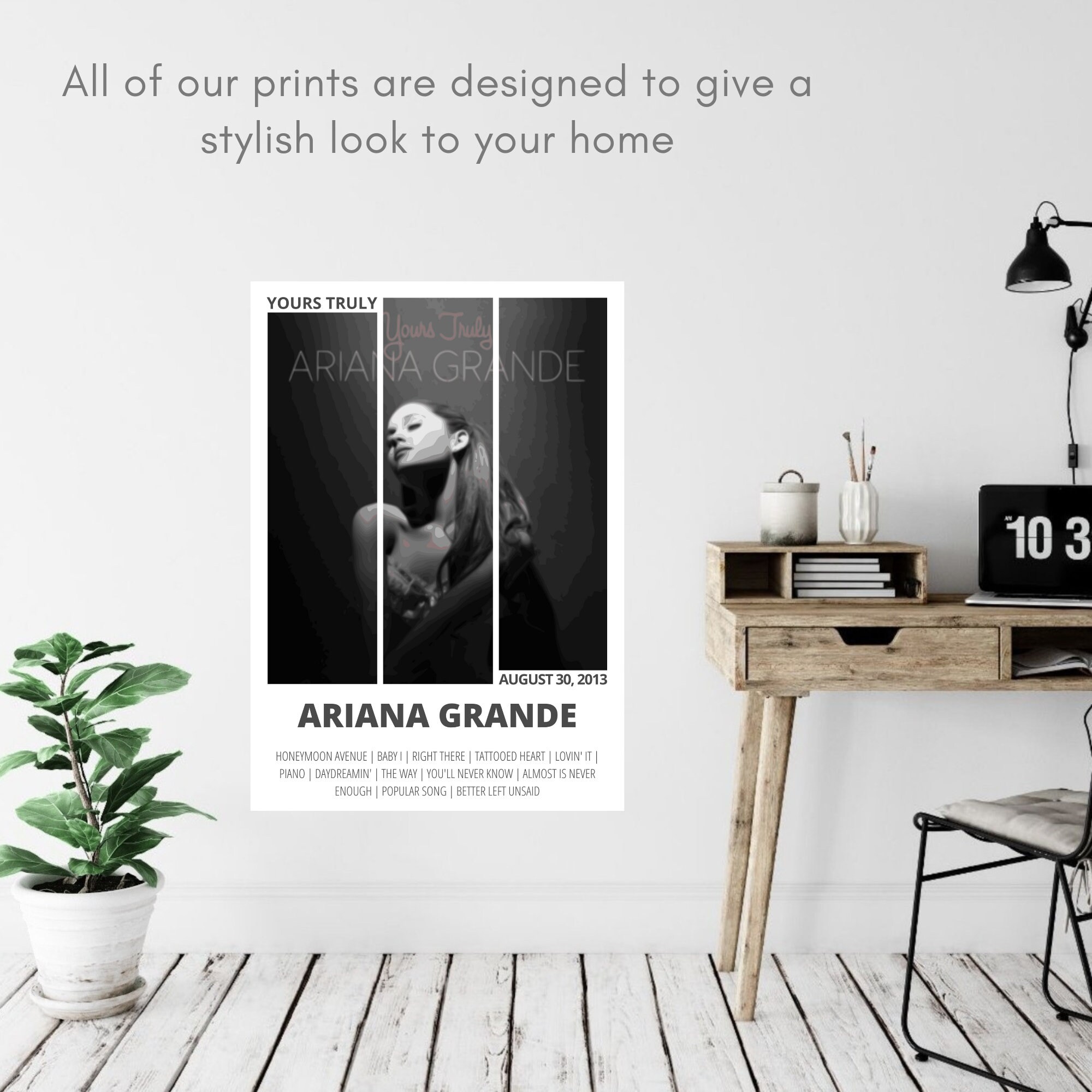 Ariana Grande Poster Yours Truly Album Cover Album Poster Music Poster ...