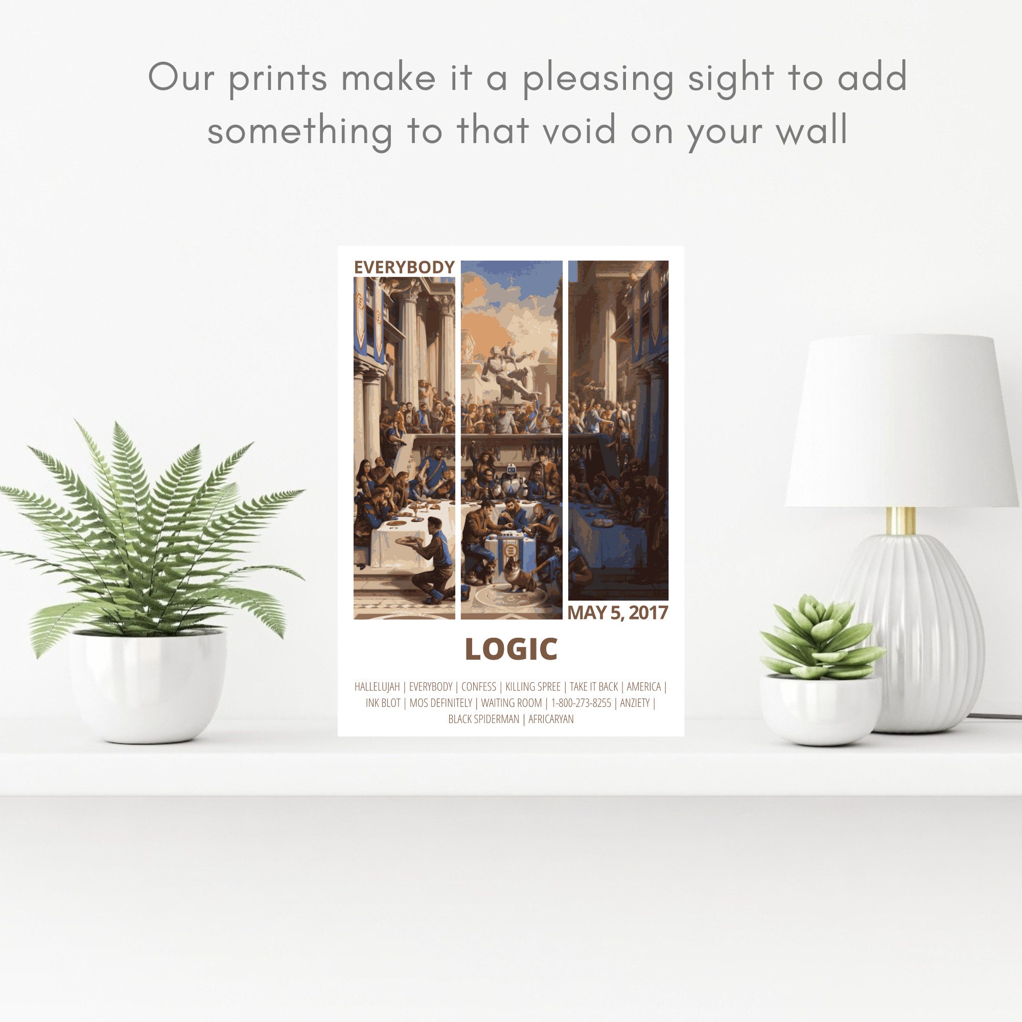 Logic Poster Everybody Album Cover Album Poster Music Poster Music ...