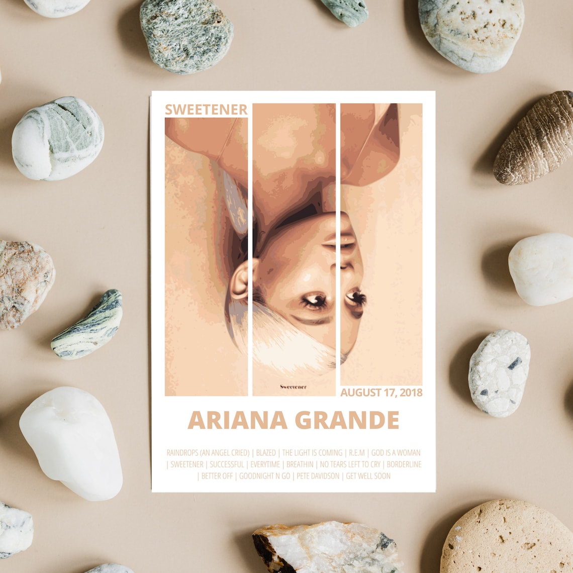Ariana Grande Poster Sweetener Album Cover Album Poster Music Poster ...