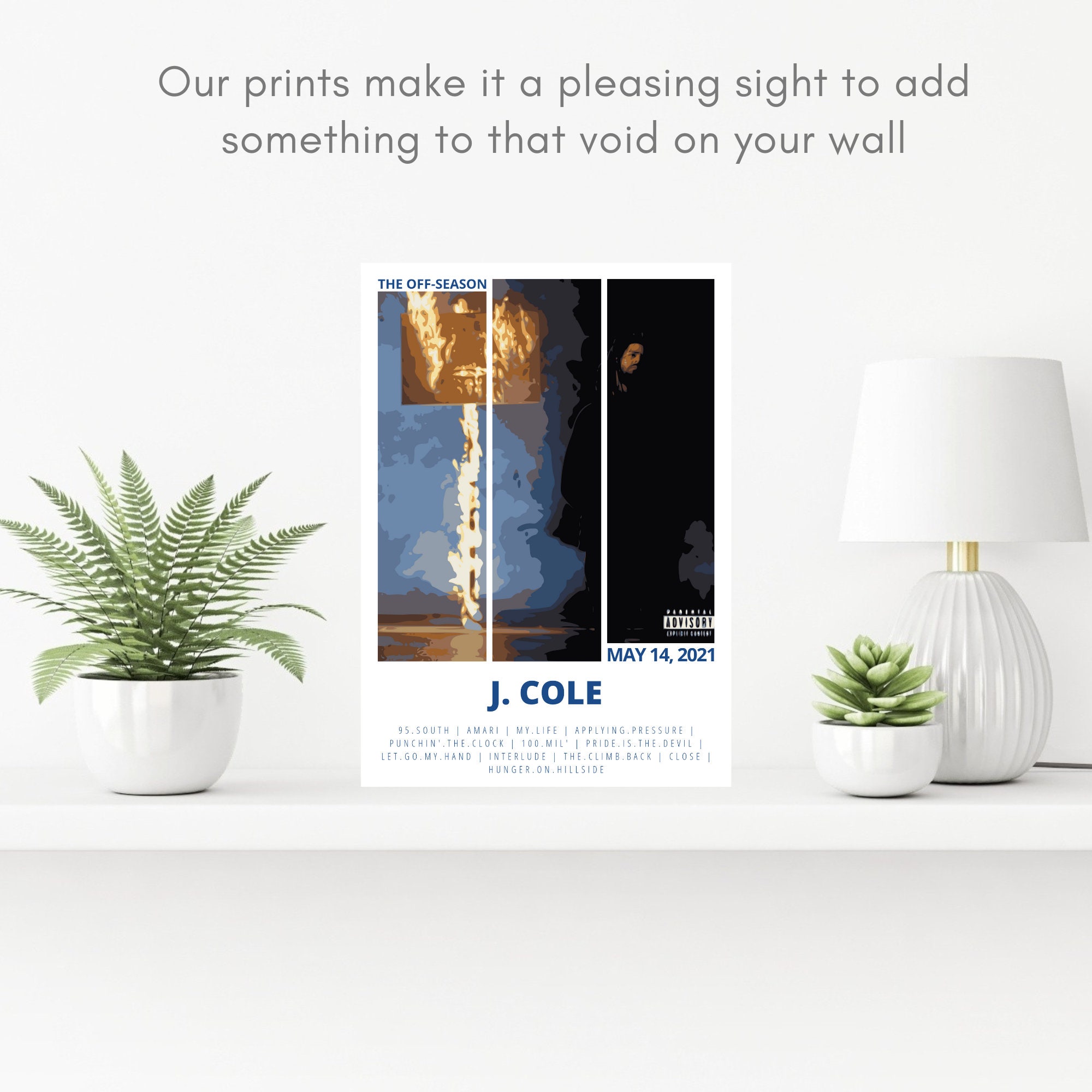 J. Cole Poster | The Off-Season | Album Cover Designed & Sold By Ayesha Hay