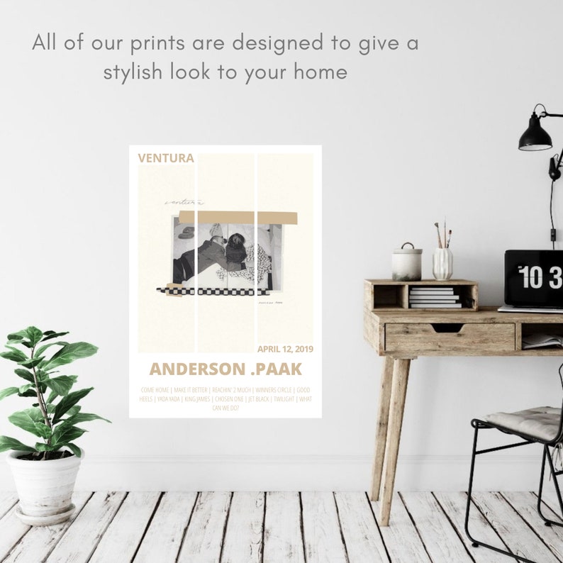 Anderson .paak Poster Ventura Album Cover Album Poster Music Poster ...