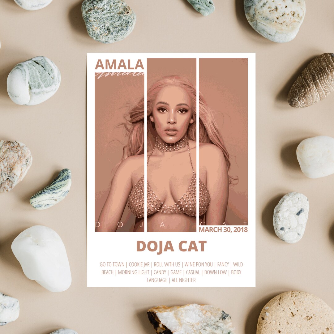 Doja Cat Poster Amala Album Cover Album Poster Music Etsy Canada