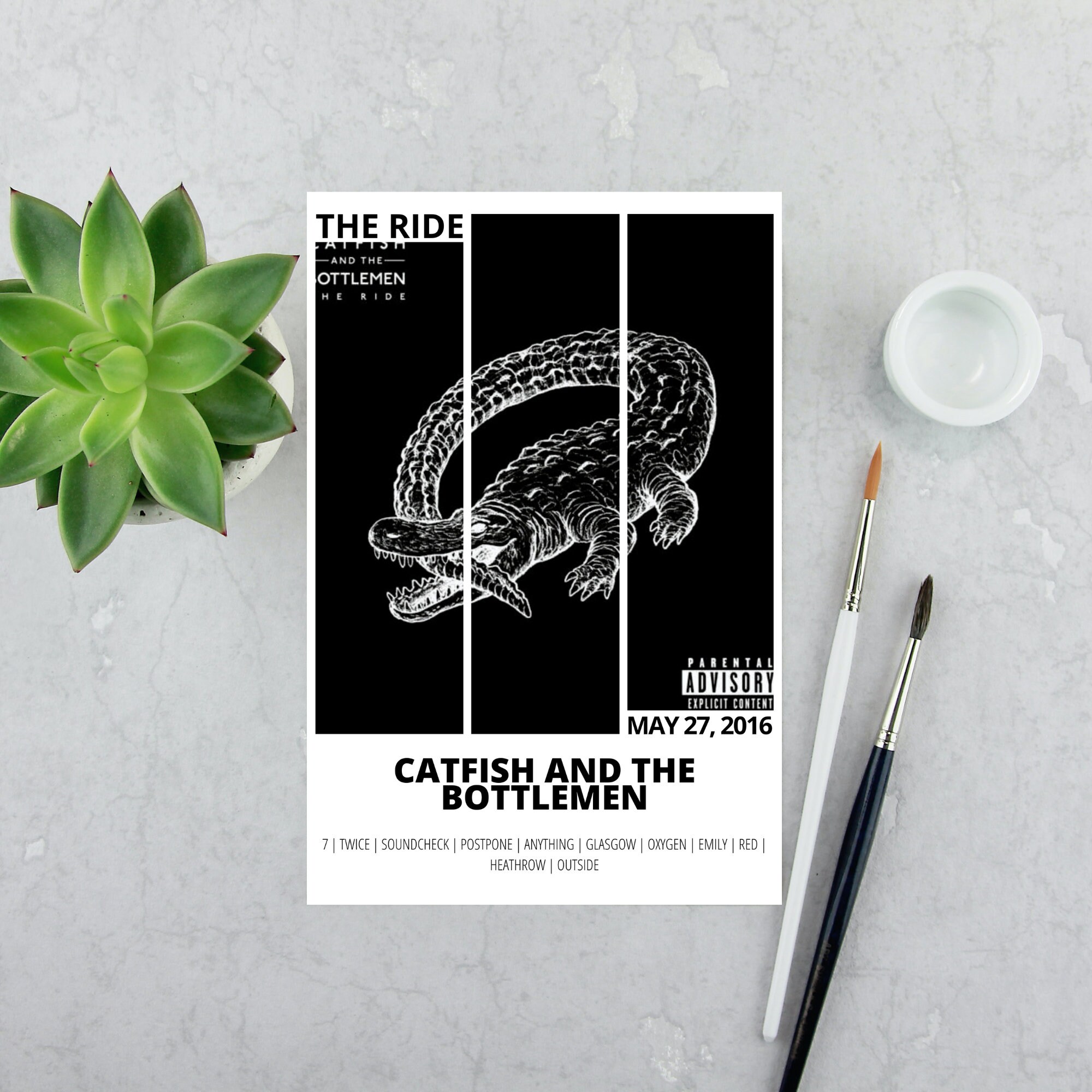 Catfish and the Bottlemen Poster the Ride Album Cover - Etsy Hong Kong