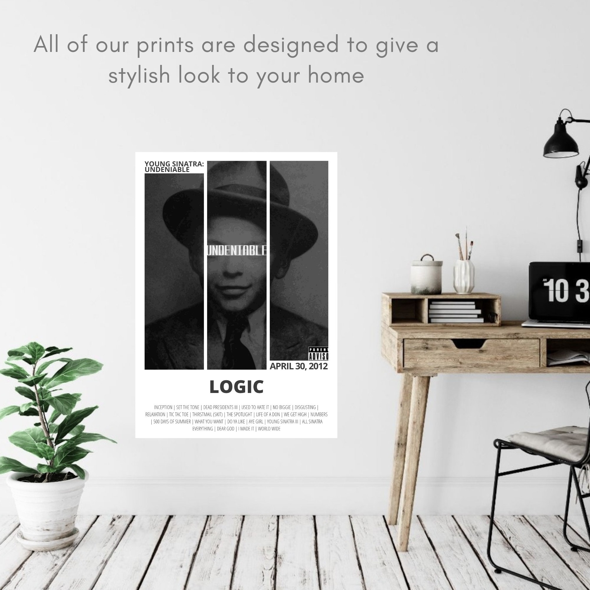 Logic Poster Young Sinatra: Undeniable Album Cover Album - Etsy