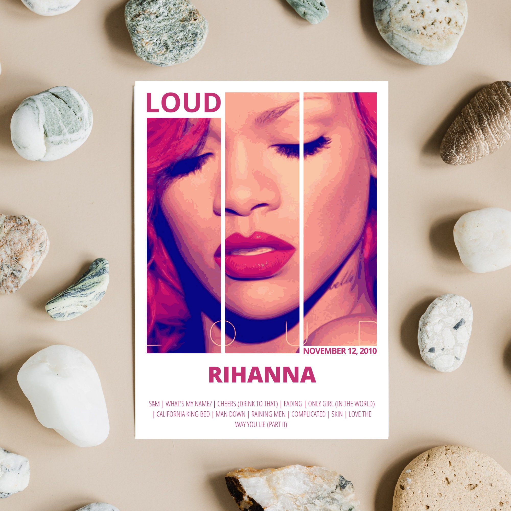 Rihanna Poster Loud Album Cover Album Poster Music Poster Music Prints ...
