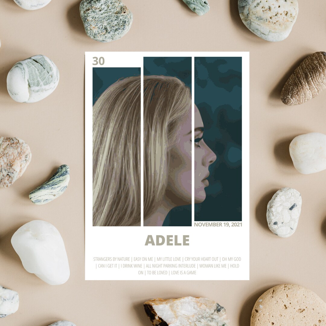 Adele Poster 30 Album Cover Album Poster Music Poster Music Prints Wall ...