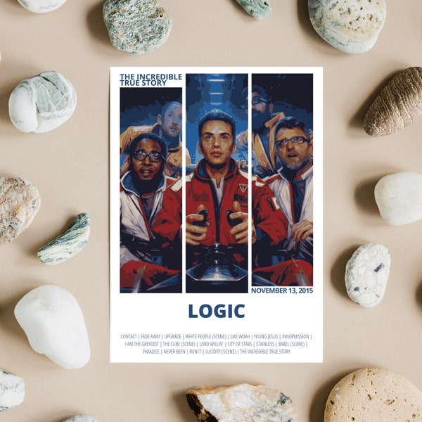 Logic Incredible True Story Poster - Etsy Logic Incredible True Story Poster - Etsy