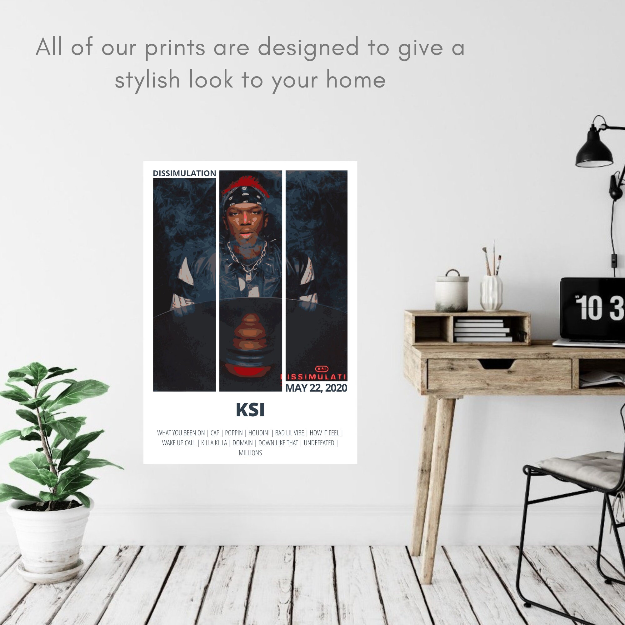 KSI Poster Dissimulation Album Cover Album Poster Music Poster Music ...