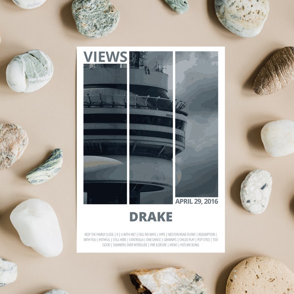 Views Album Cover Poster - Etsy Ireland