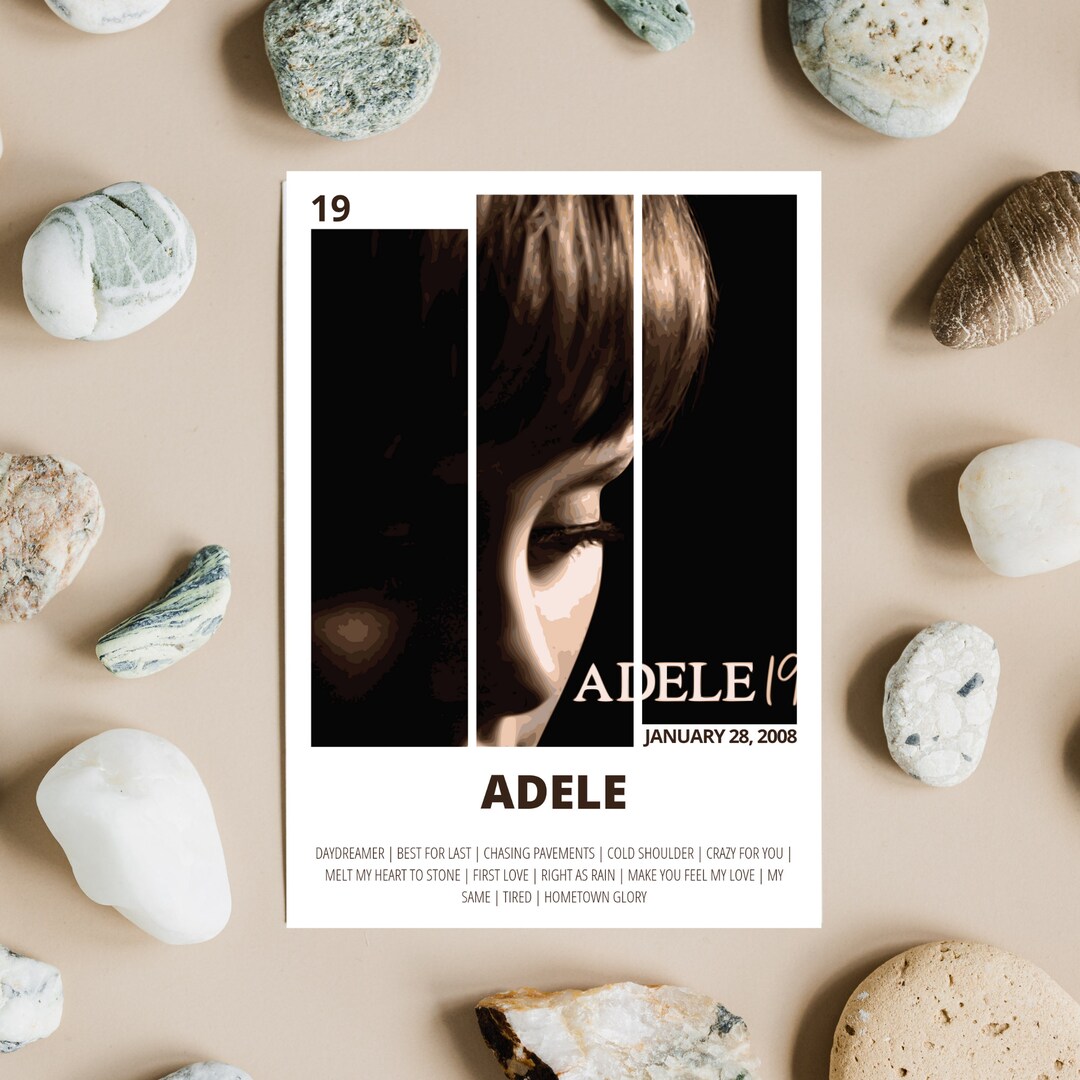 Adele Poster 19 Album Cover Album Poster Music Poster Music Prints Wall ...