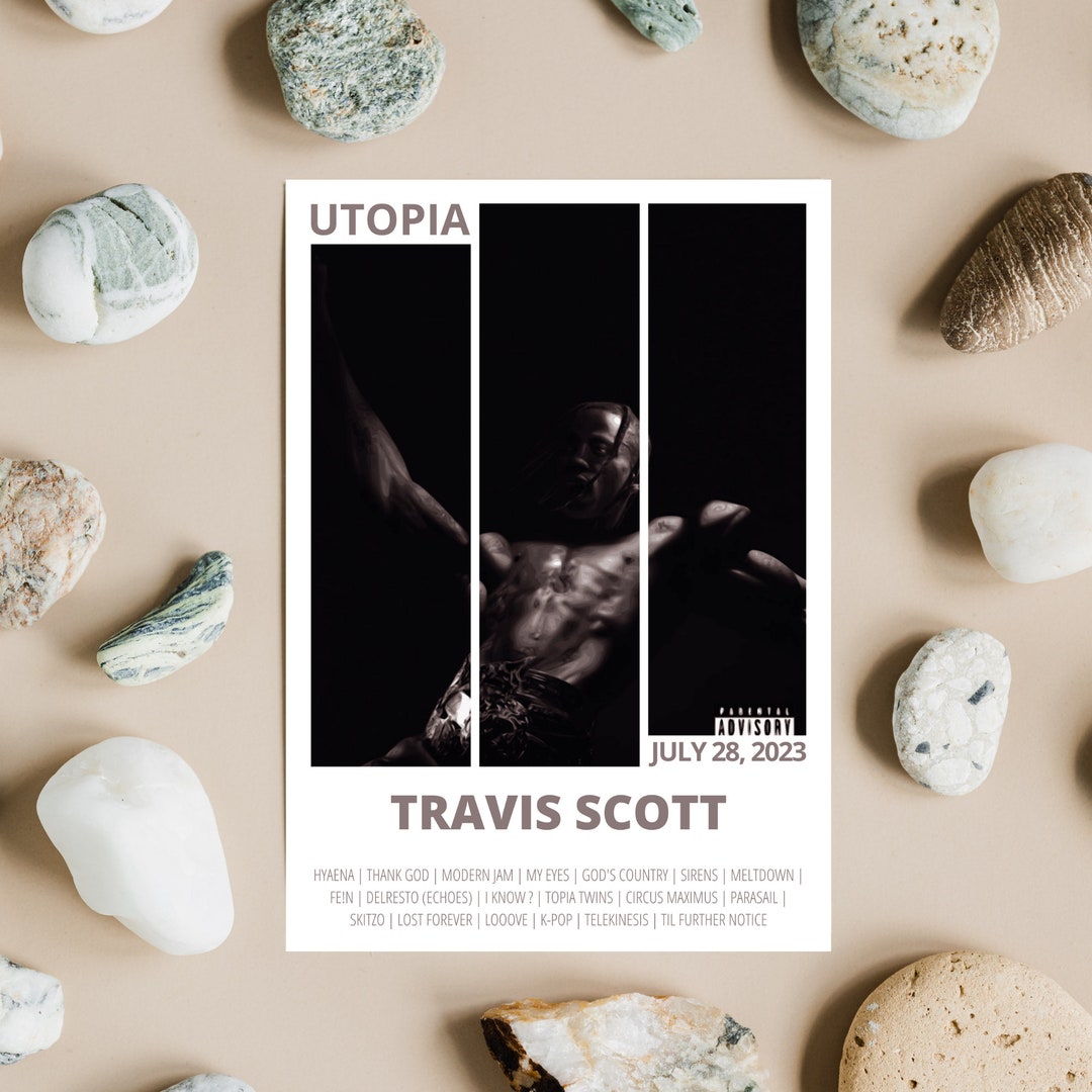 Travis Scott Poster Utopia Album Cover Album Poster - Etsy