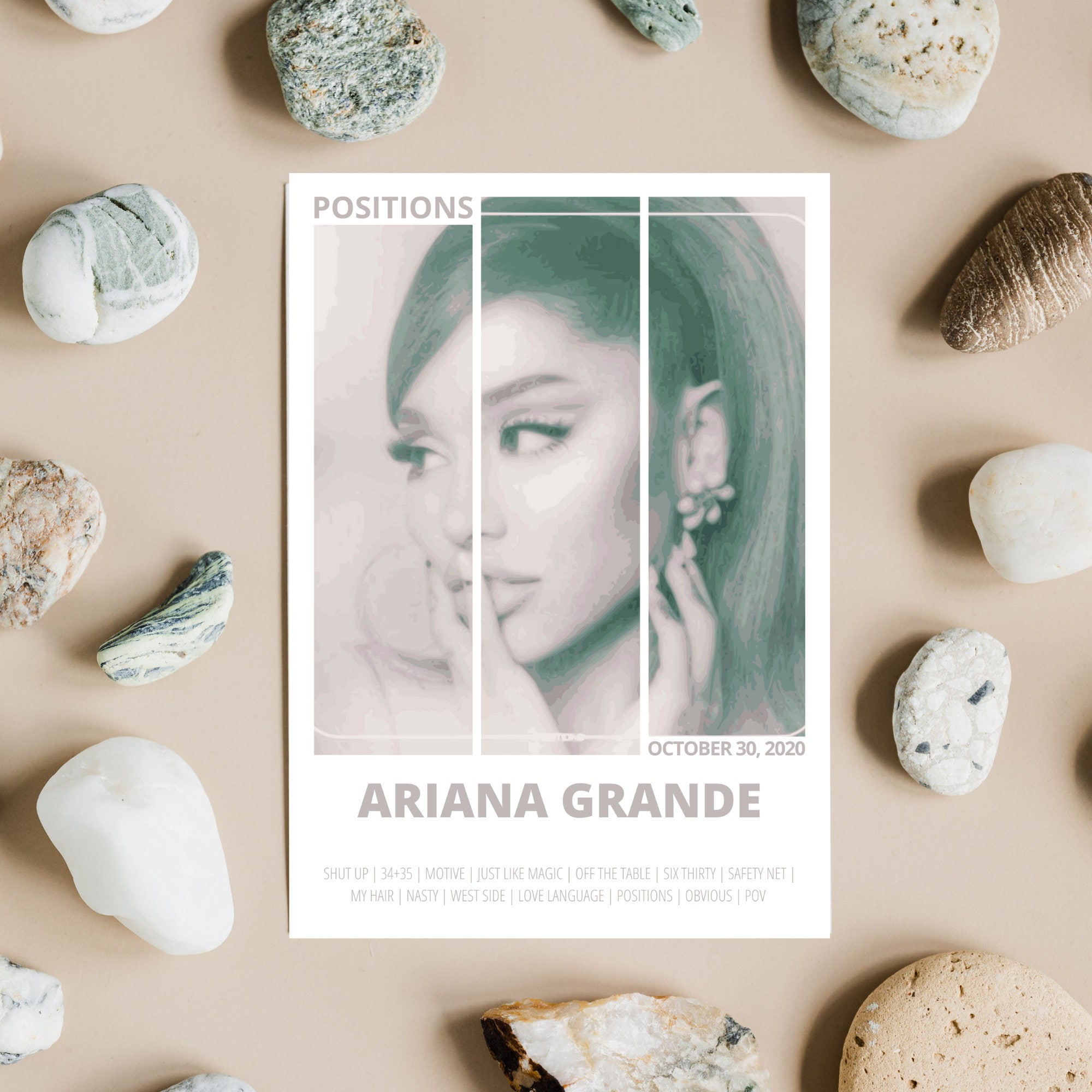 Ariana Grande Poster Positions Album Cover Album Poster Music Poster ...