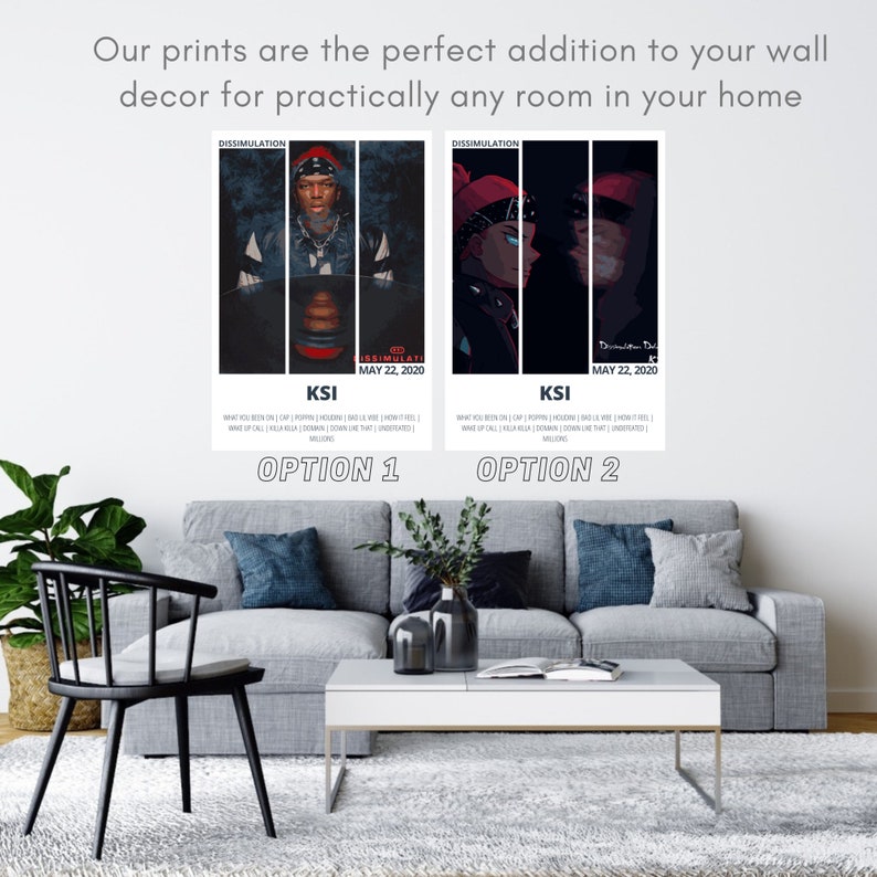 KSI Poster Dissimulation Album Cover Album Poster - Etsy Hong Kong