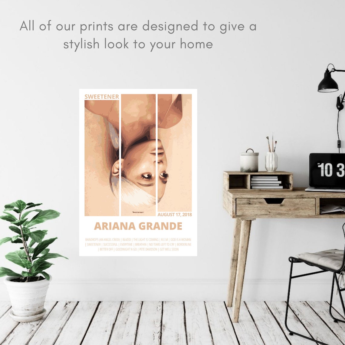 Ariana Grande Poster Sweetener Album Cover Album Poster Music Poster ...
