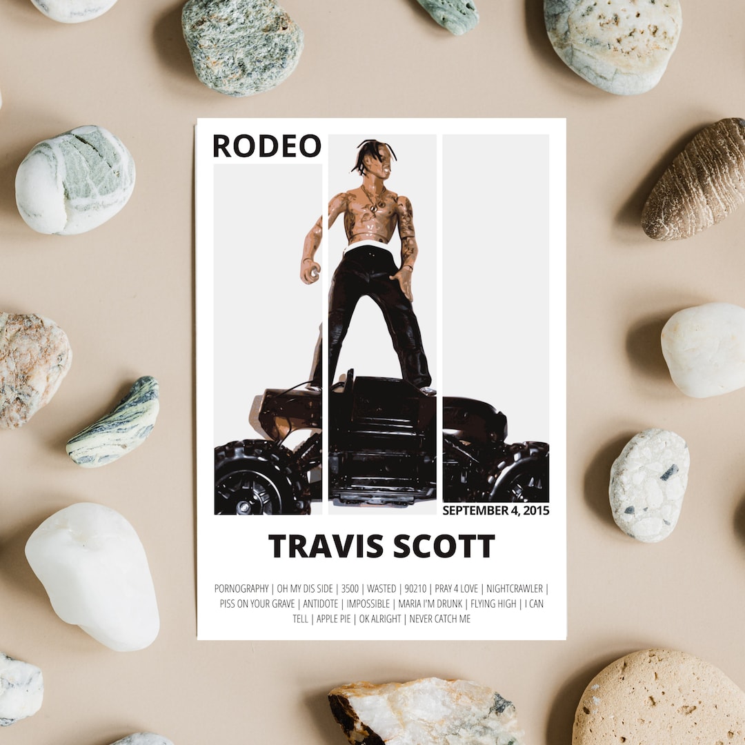Travis Scott Poster Rodeo Album Cover Album Poster Music Poster Music ...