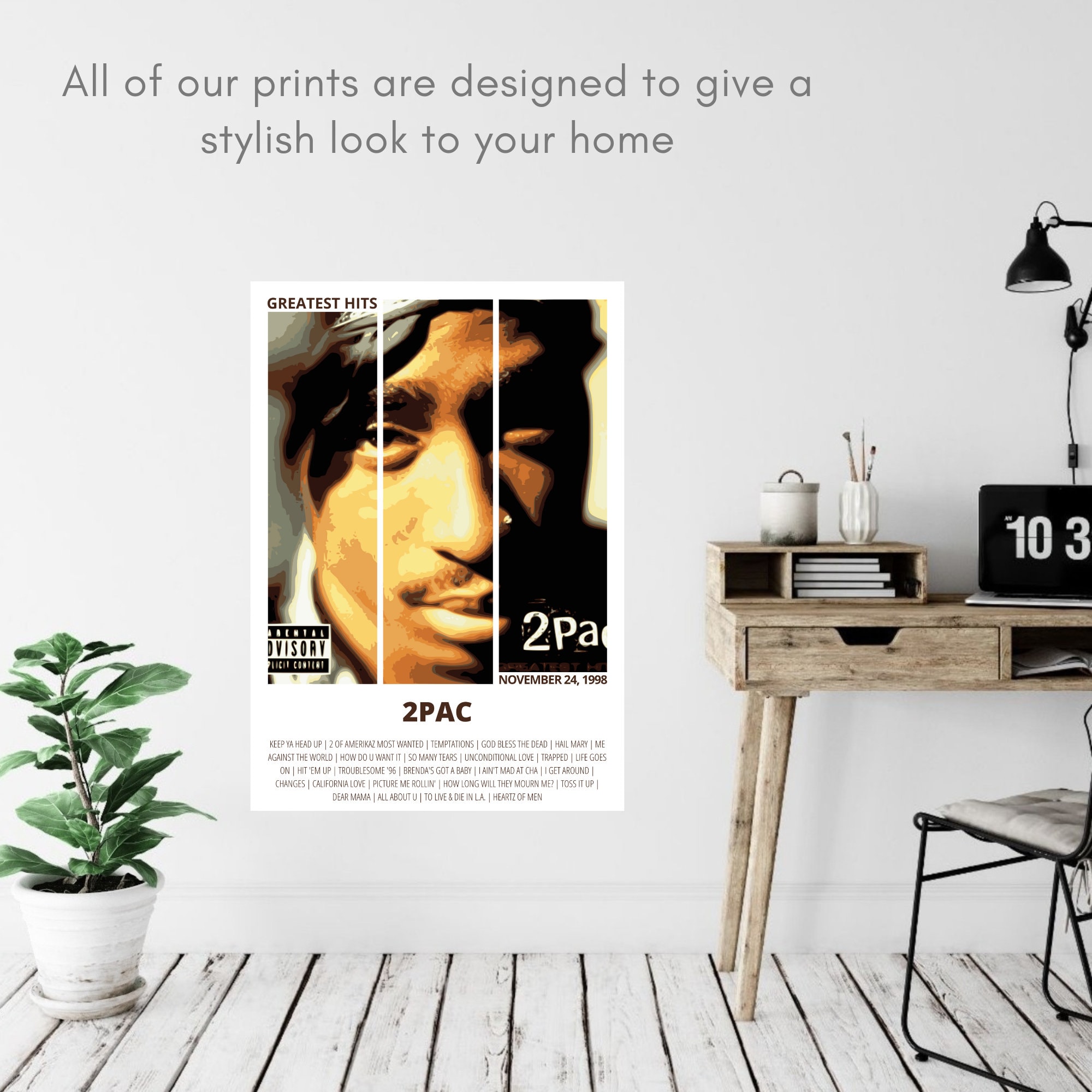 2pac Poster Greatest Hits Album Cover Album Poster Music Poster Music ...