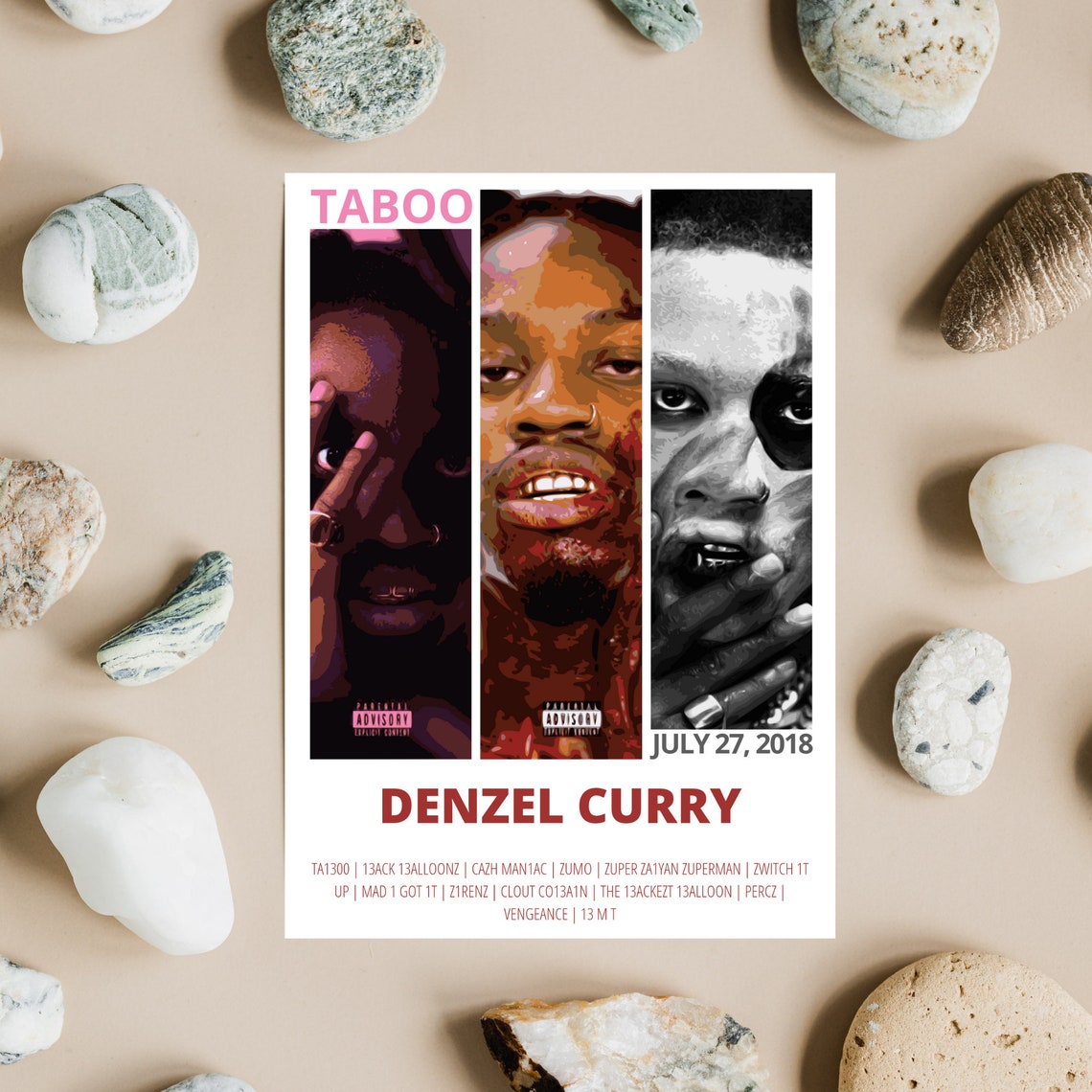 Denzel Curry Poster TA13OO Album Cover Album Poster - Etsy