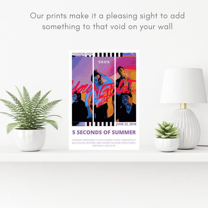 5SOS Poster Youngblood Album Cover Album Poster Music Poster Music ...