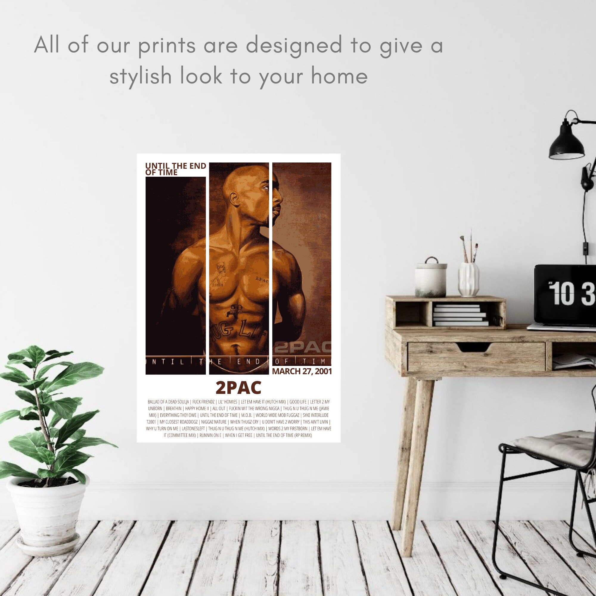 2pac Poster Until the End of Time Album Cover Album Poster Music Poster ...